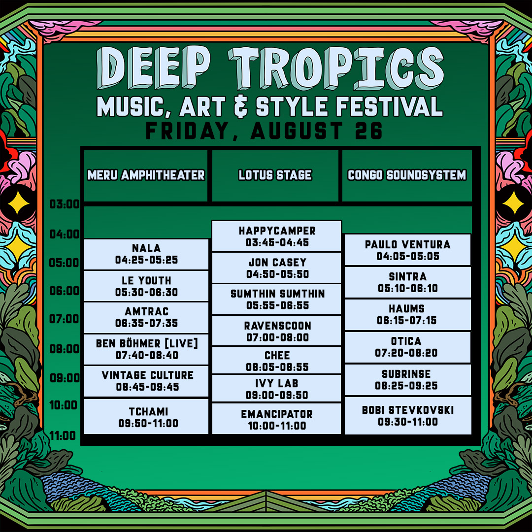 Deep Tropics Music, Art, and Style Festival