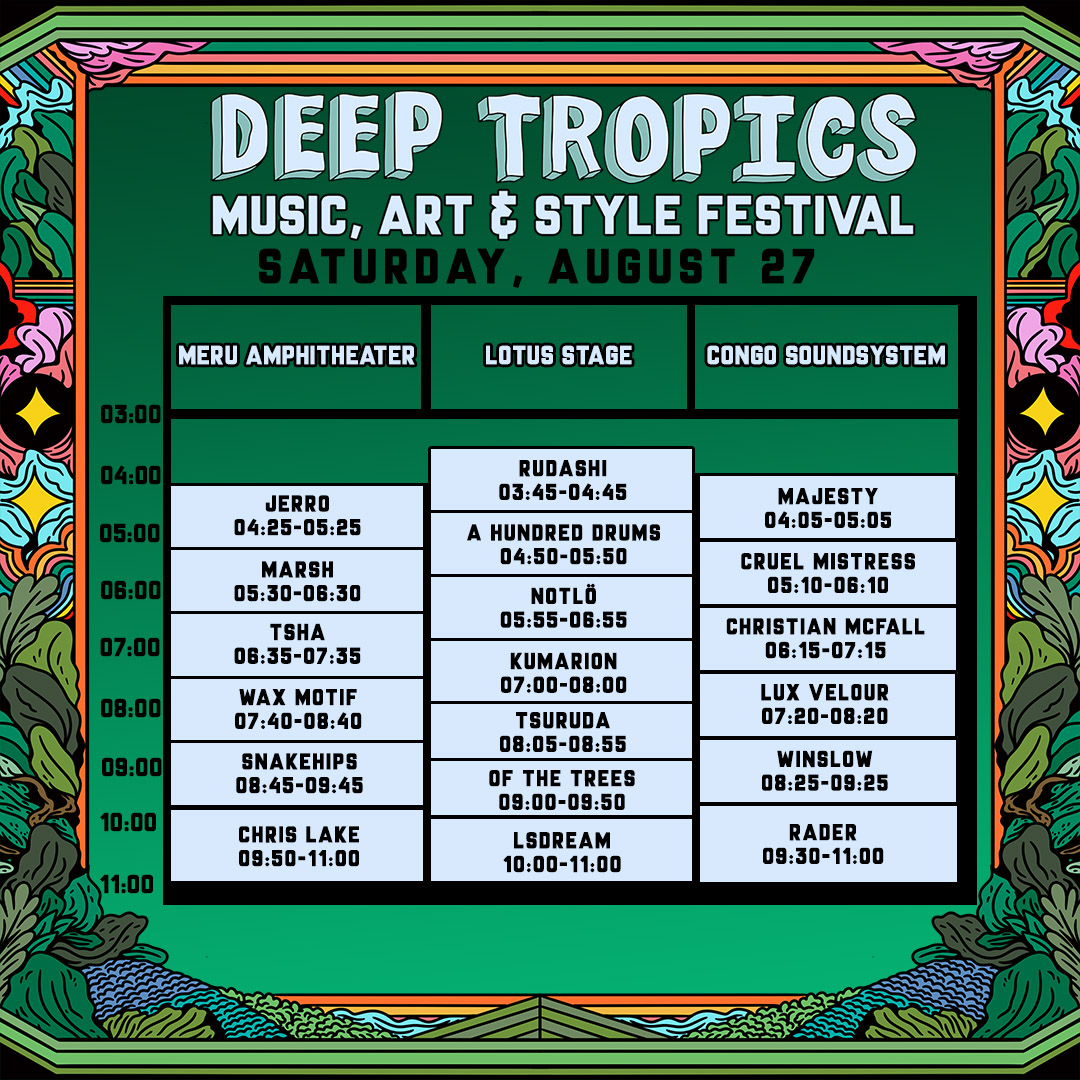 Deep Tropics Music, Art, and Style Festival